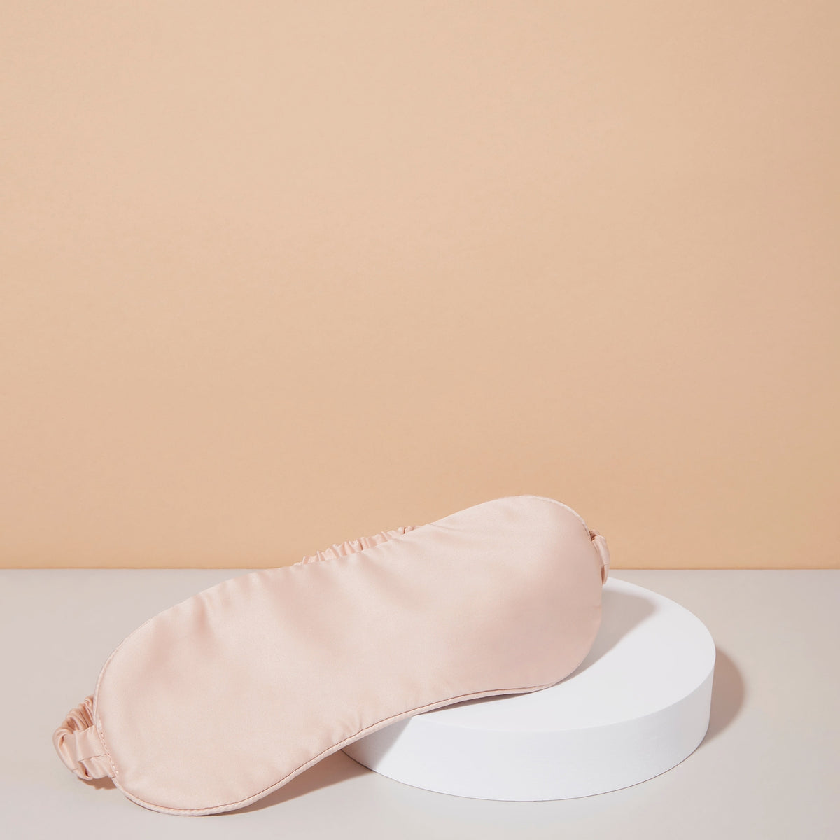 Satin Eye Mask - Blush with Blush Piping | Homebodii – Homebodii AU